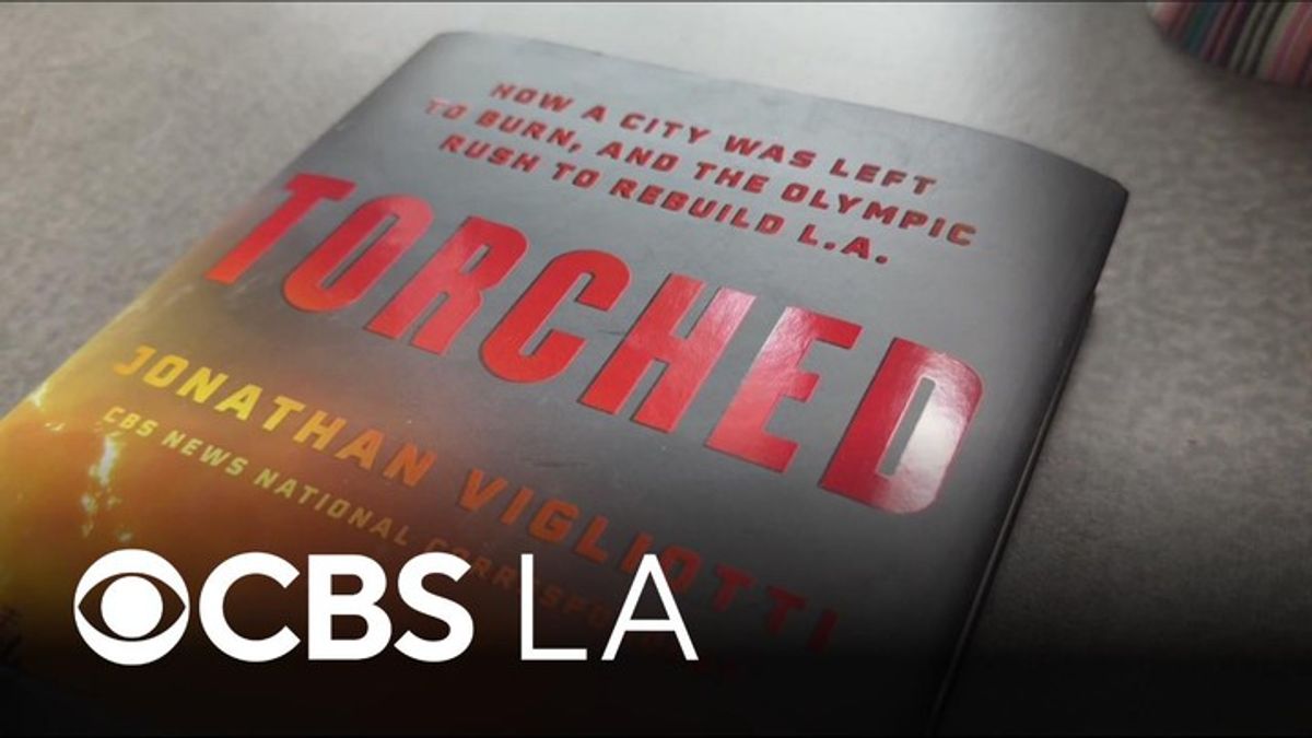 CBS News Correspondent Jonathan Vigliotti's book covers Palisades Fire ...