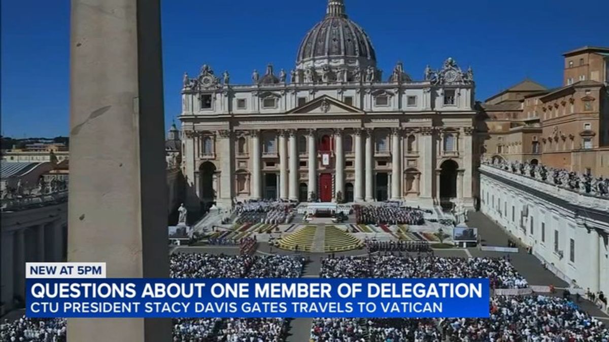 CTU President Stacy Davis Gates' travel to meet Chicago-born Pope Leo ...