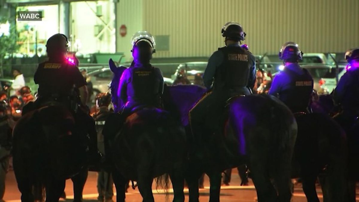 Clashes outside New Jersey ICE detention center prompt curfew ...