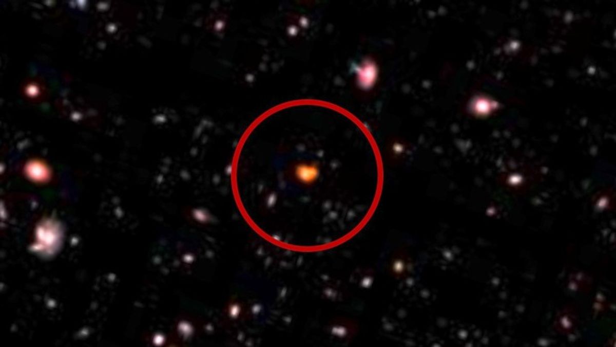 Inside JWST CEERS: a photo of what could be the oldest galaxy ...
