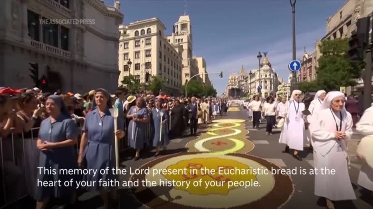 Spain Pope Homily Procession (CR) | Haystack News