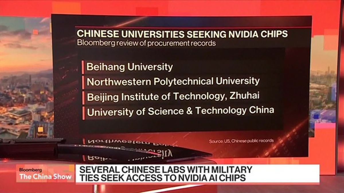 Nvidia Chips Sought by Chinese Labs With Military Ties | Haystack News