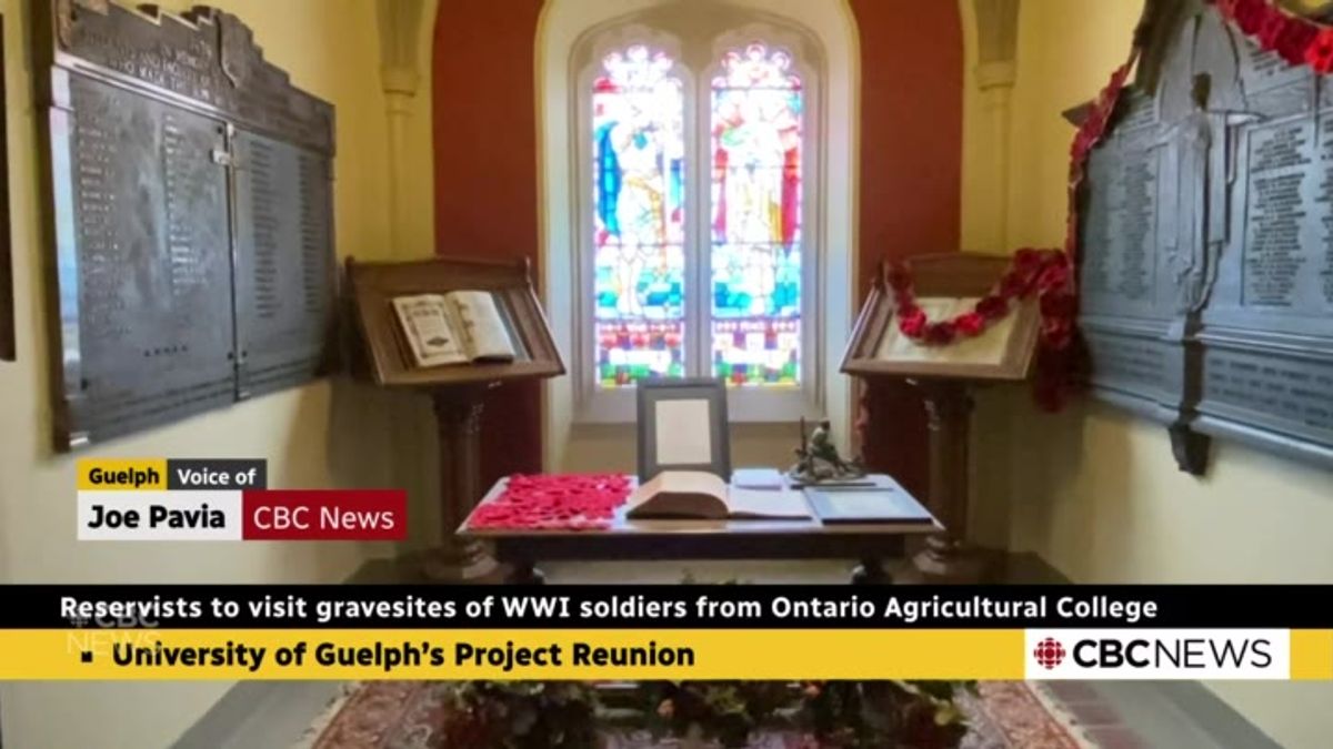 Project Reunion honours Guelph students killed in WWI | Haystack News