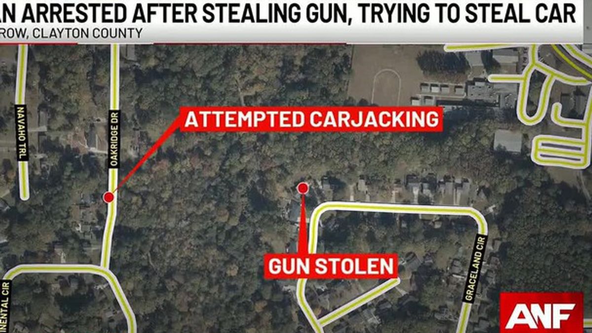 Morrow police: Naked man stole gun, tried to steal car | Haystack News