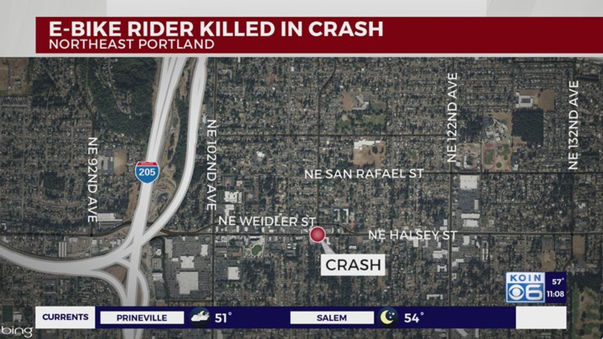 E-bike rider dies in crash with car in Northeast Portland | Haystack News