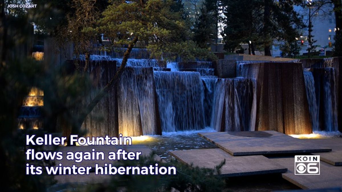 Keller Fountain flows again after winter hibernation | Haystack News