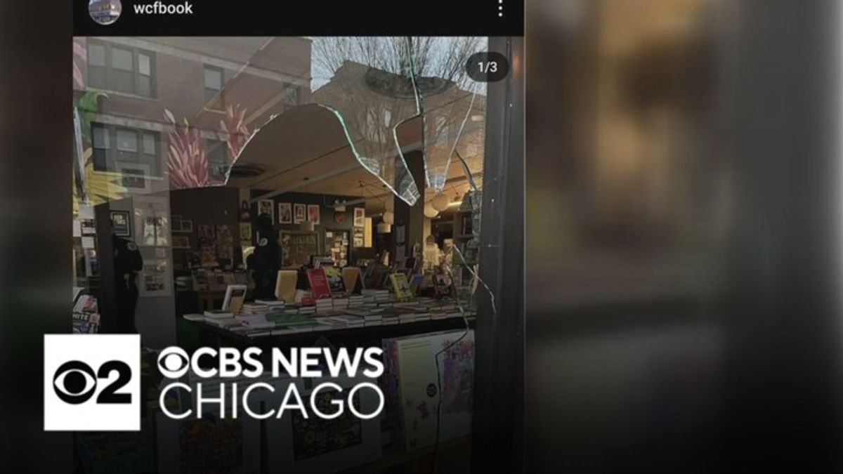 Chicago bookstore with Palestinian flag in window vandalized | Haystack ...
