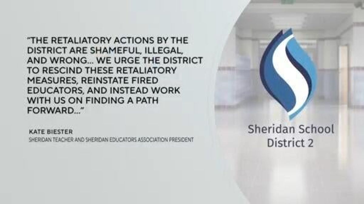 Colorado teacher's union accuses district of retaliating against ...