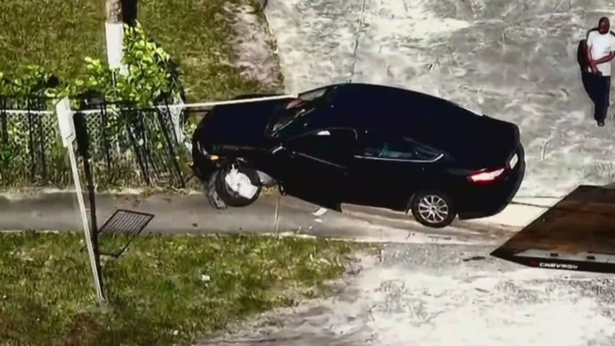 Surveillance video shows the moments a car hit an 11 year old boy ...