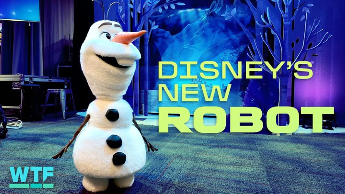 A Sneak Peek At Disney's New Robotic Olaf Coming To Theme Parks ...