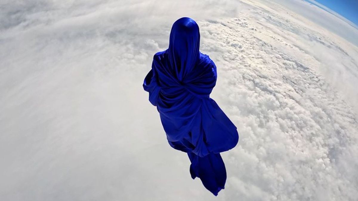 A silk figure floats at the edge of space | Haystack News