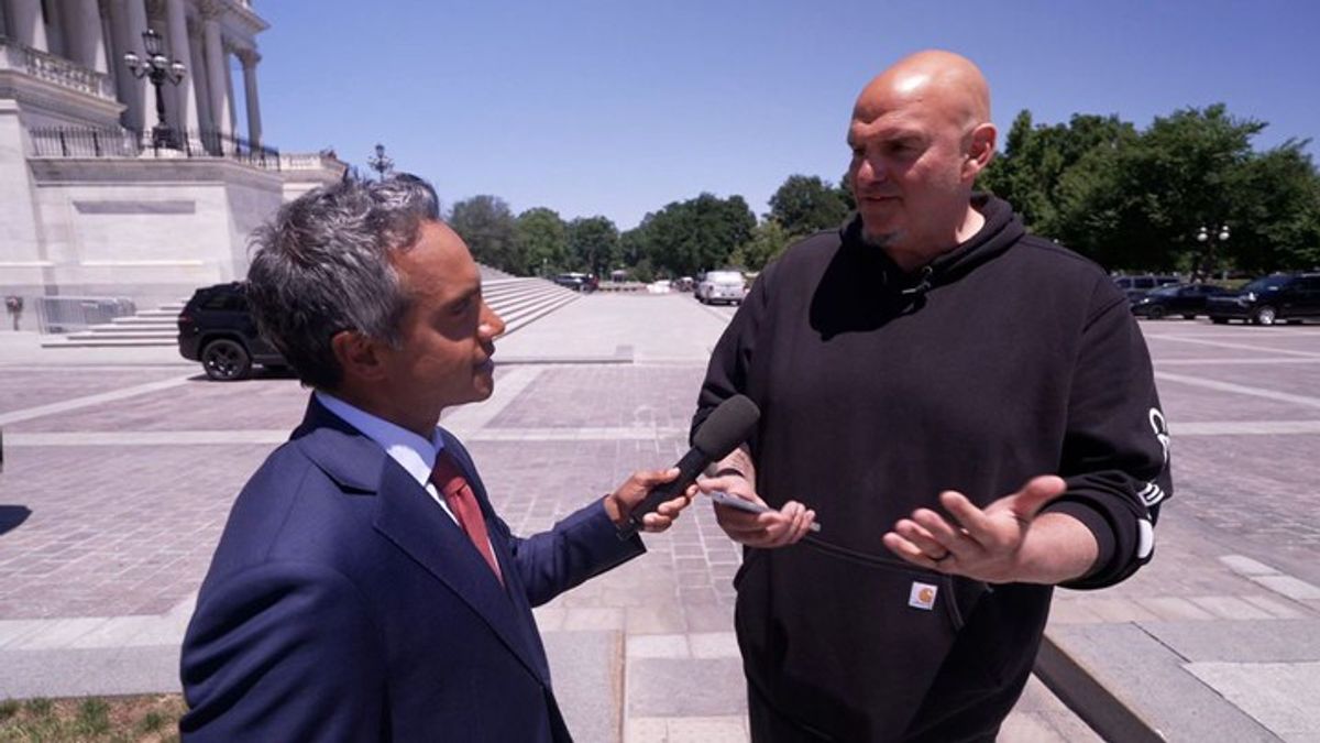 Fetterman calls Platner a ‘creep’ after reports of extramarital sexting ...