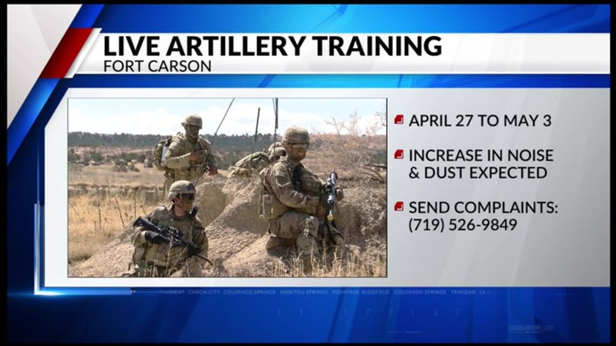 Fort Carson`s upcoming training to generate noise and dust | Haystack News