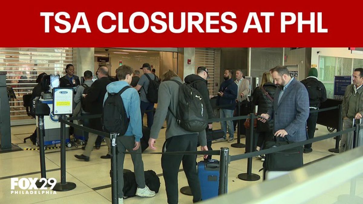 3 TSA checkpoints now closed at Philadelphia International Airport ...