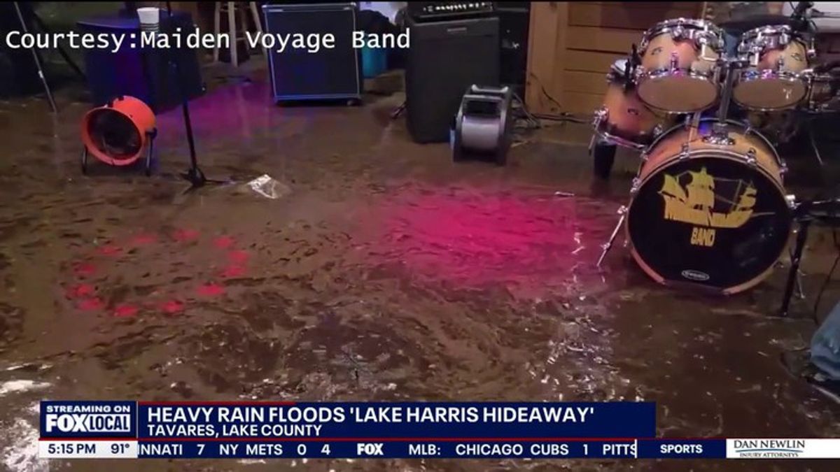 Heavy rains flood Lake Harris Hideaway bar | Haystack News