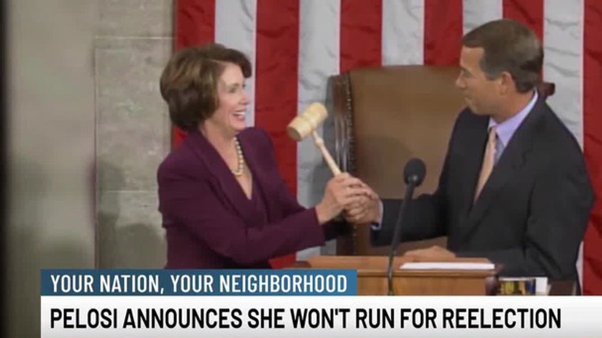 Pelosi announces she won't run for re-election | Haystack News