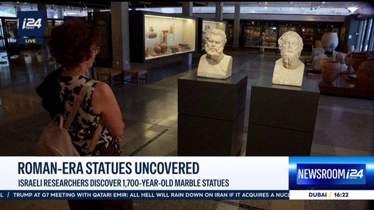 Roman-era statues uncovered: Israeli researchers discover 1,700-year ...