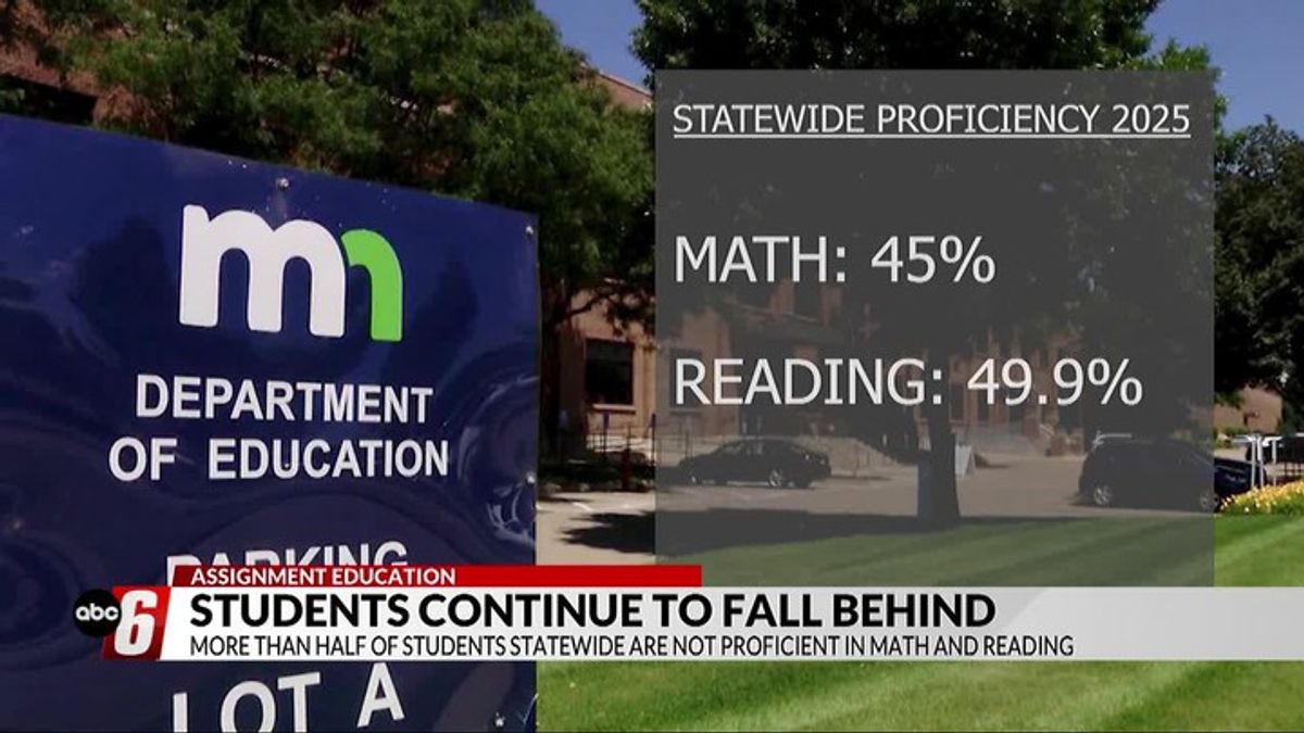 Minnesota Report Card shows more than half of students are not ...