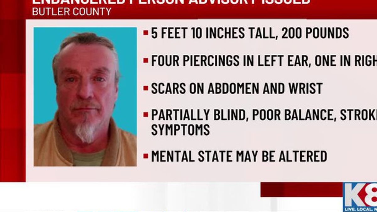 Butler County sheriff issues endangered person advisory for 61-year-old ...
