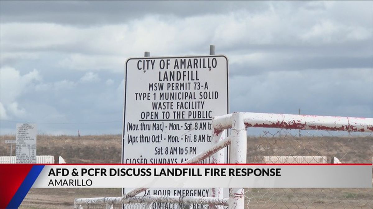 Amarillo Fire Department and Potter County Fire-Rescue discuss Landfill ...