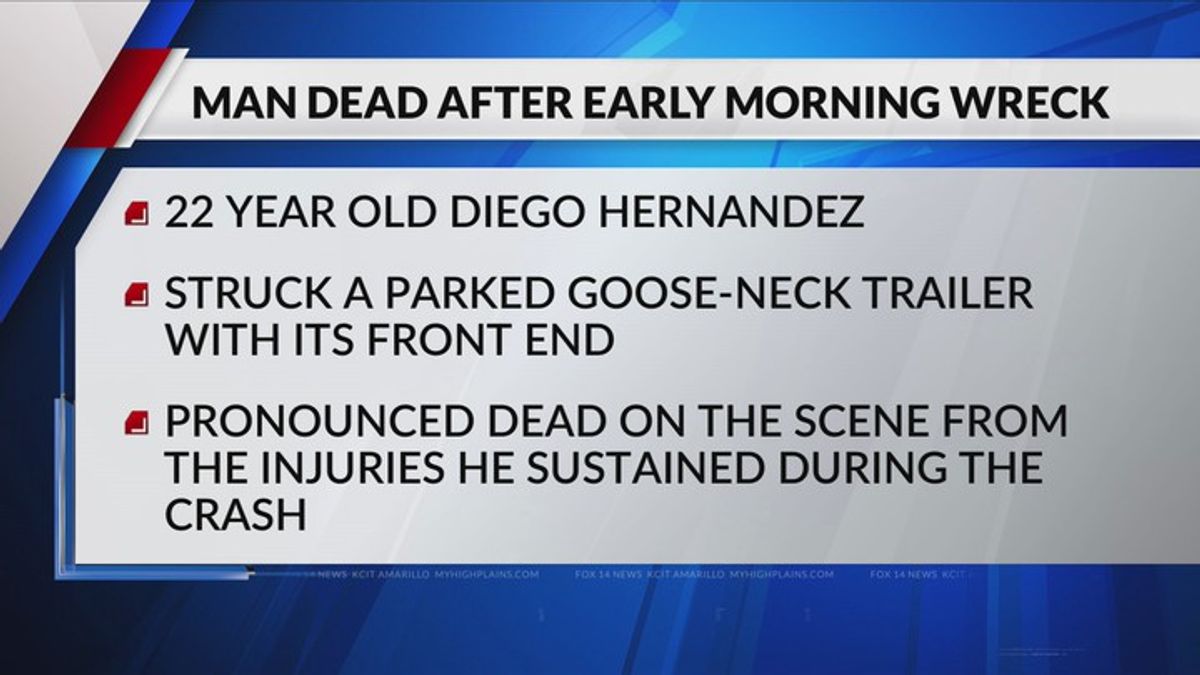1 dead after an early Sunday morning wreck in South Amarillo | Haystack ...