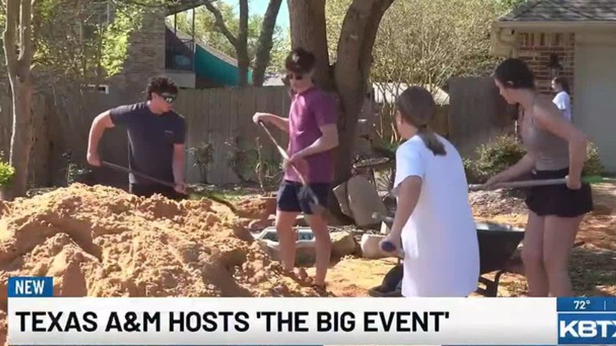 Texas A&M students give back during 40th annual Big Event | Haystack News