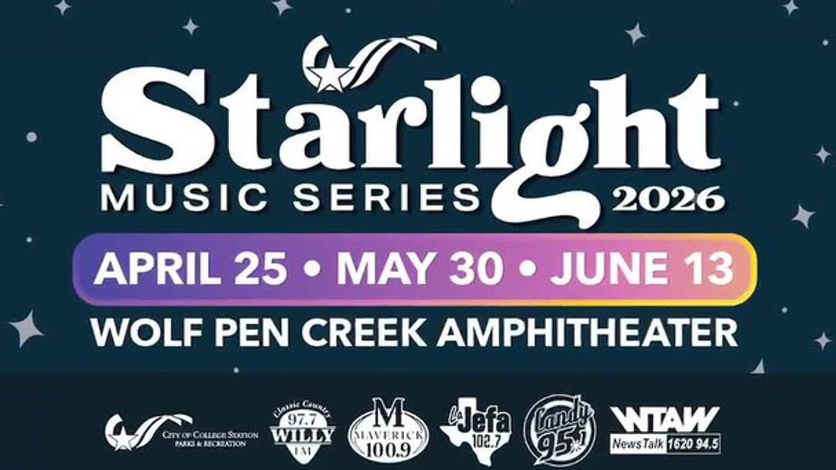 College Station's Starlight Music Series announces 2026 lineup ...