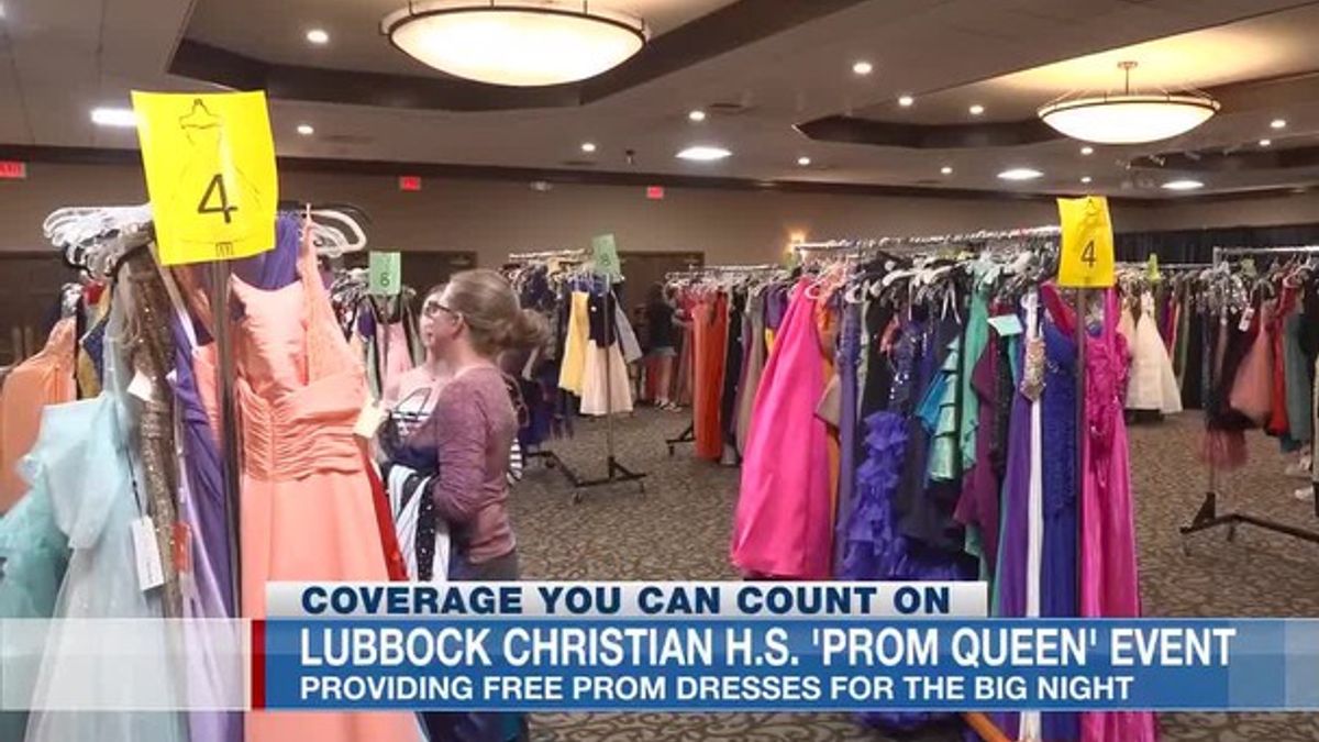 Lubbock Christian High School ‘Prom Queen’ event provides free dresses ...