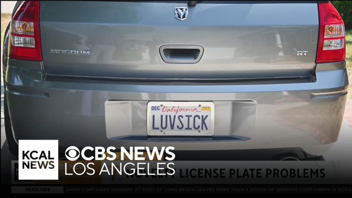 Woman's vanity license plate draws traffic tickets from across the ...