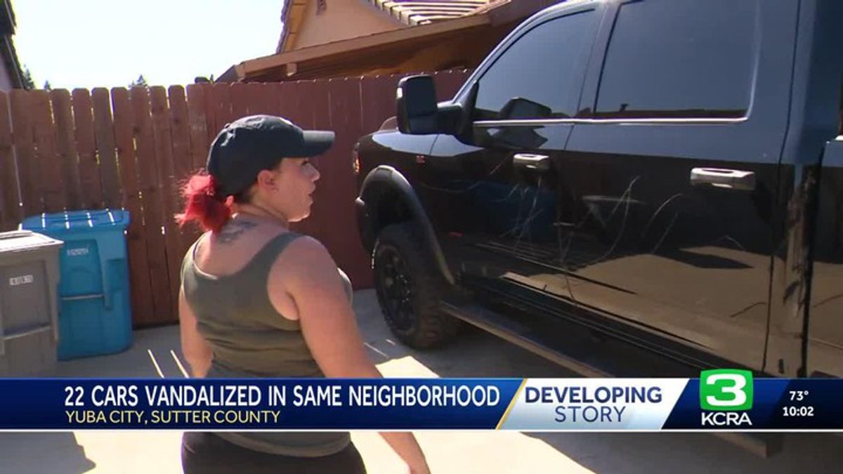 22 cars damaged after vandals hit Yuba City neighborhood, deputies say ...