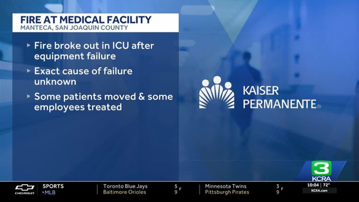 ICU Patients transferred, relocated after small fire at Kaiser in ...
