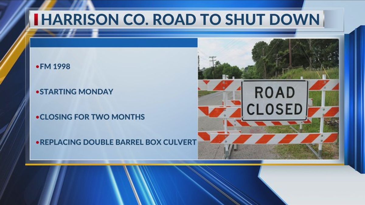 Road closures expected in Harrison County next week | Haystack News