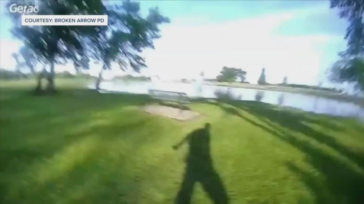 Bodycam shows Broken Arrow police officer save boy from drowning ...