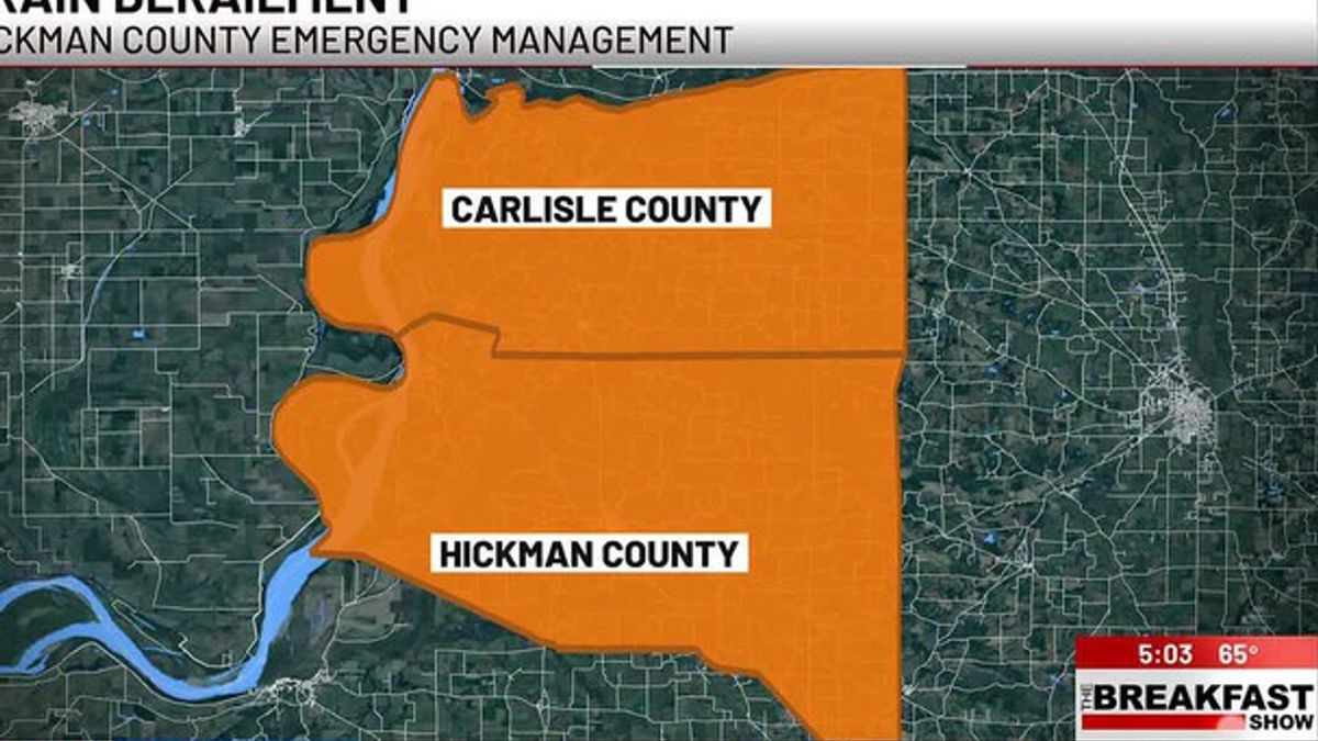 Train derailment at Hickman-Carlisle County line | Haystack News