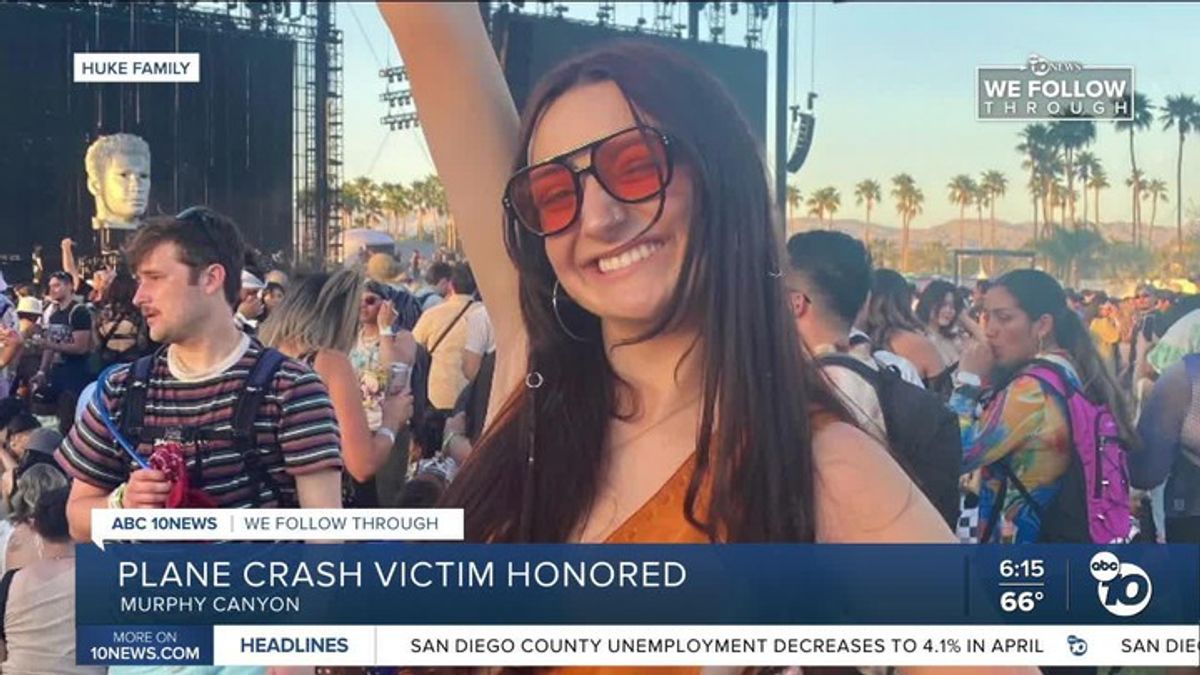 One year after Murphy Canyon plane crash, loved ones honor victim with ...