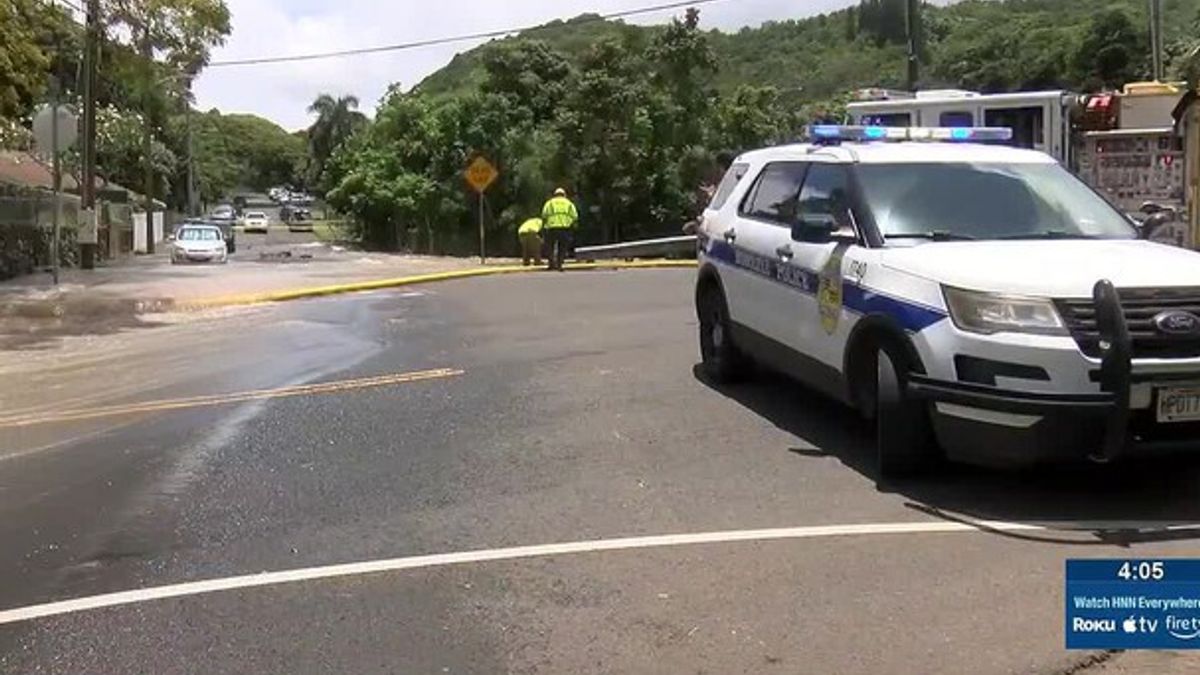 Kaneohe Bay Drive partially closed due to water main break | Haystack News