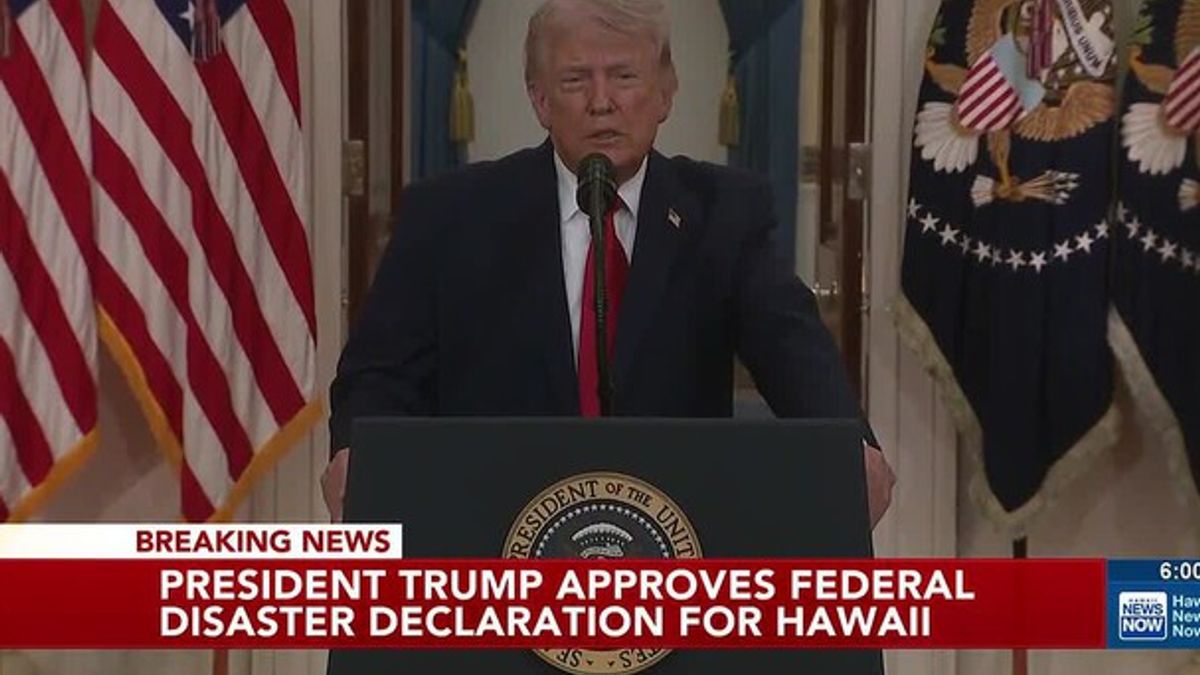 Trump approves federal disaster declaration for Hawaii related to ...