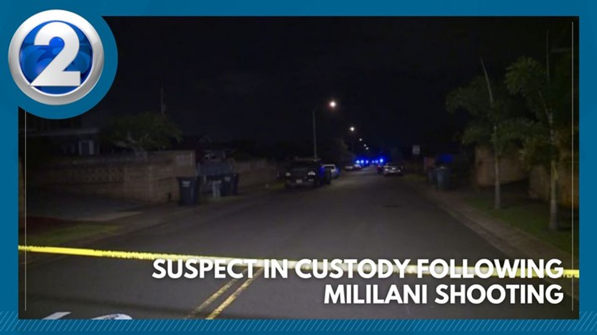 Suspect in custody following Mililani shooting | Haystack News