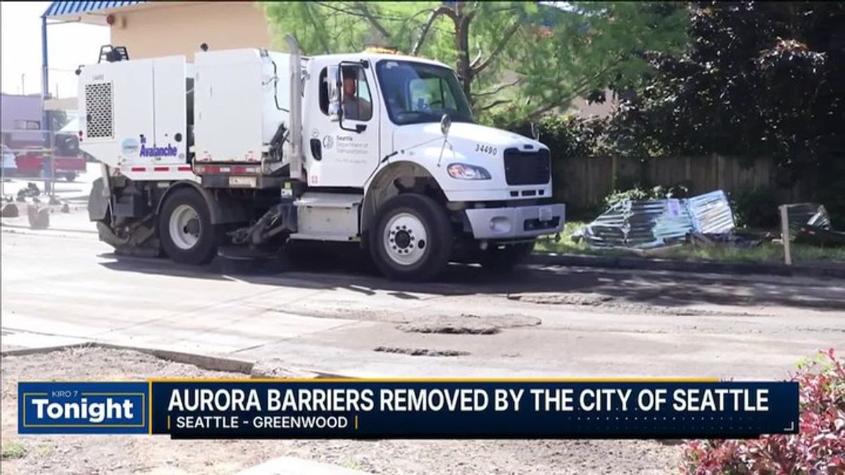 Aurora Ave. barriers removed by the City of Seattle | Haystack News