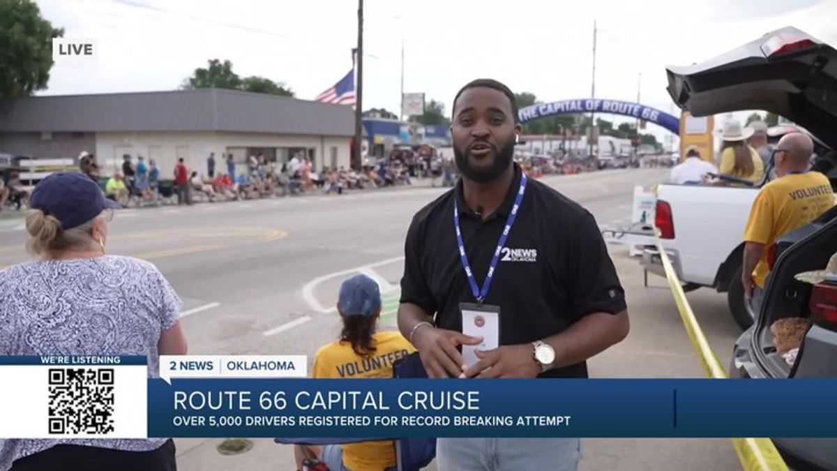 CJ Maclin reporting from the Route 66 Capital Cruise | Haystack News