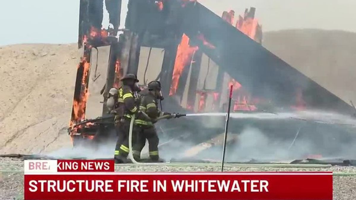 Structure fire destroys building in Whitewater | Haystack News