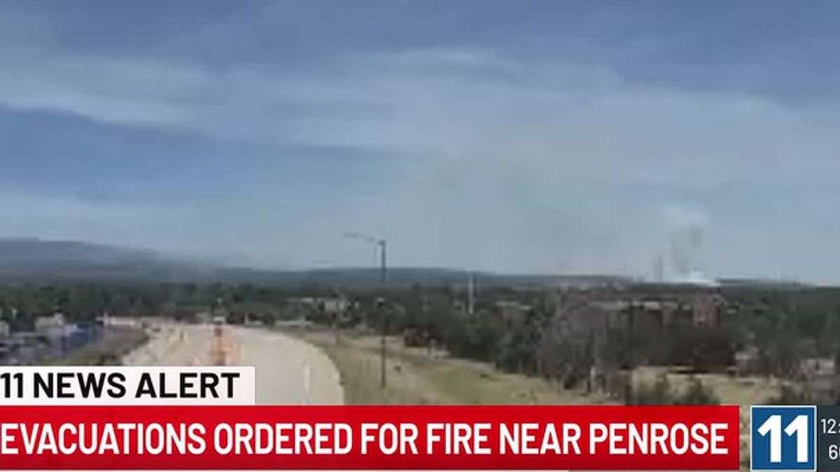 Fire activity north of Penrose closes both directions of Highway 115 ...
