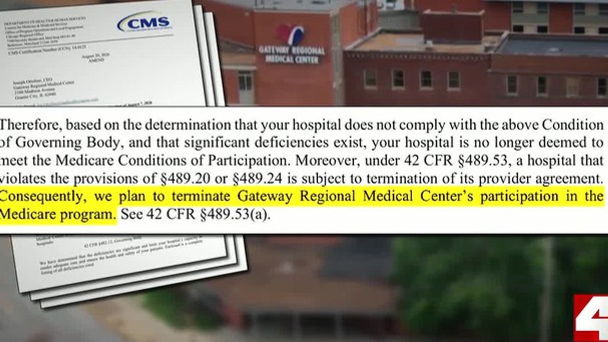 Gateway Regional’s Medicare status in jeopardy after federal review ...
