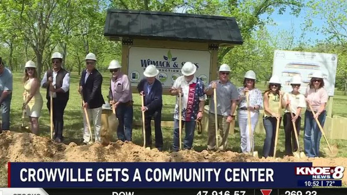 Breaking ground on a new era as Crowville gets a Community Center and ...