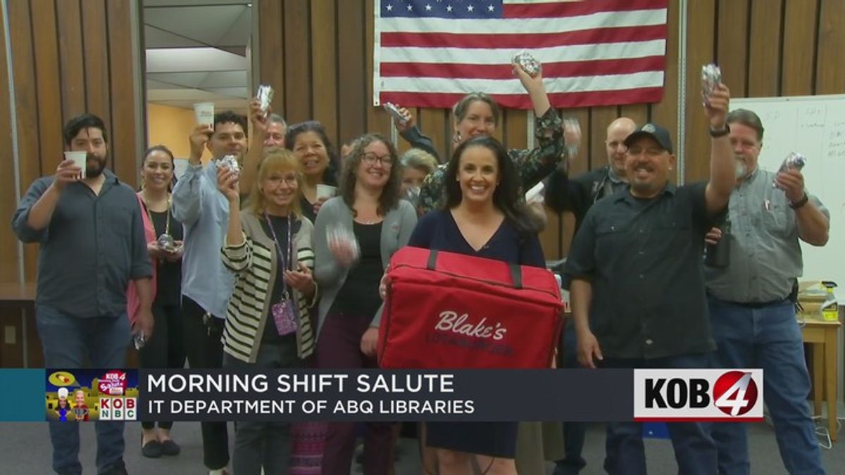 Morning Shift Salute to the IT Department at ABQ public libraries ...