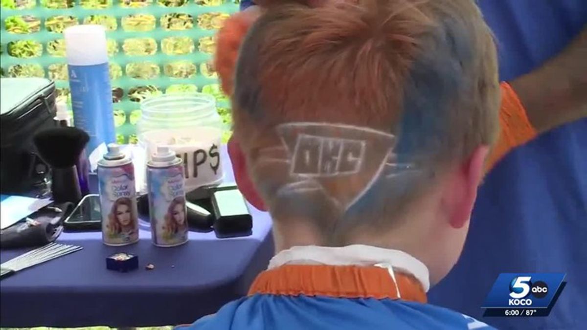 Thunder fans flock to Thunder UP in the Park ahead of Game 7 against ...