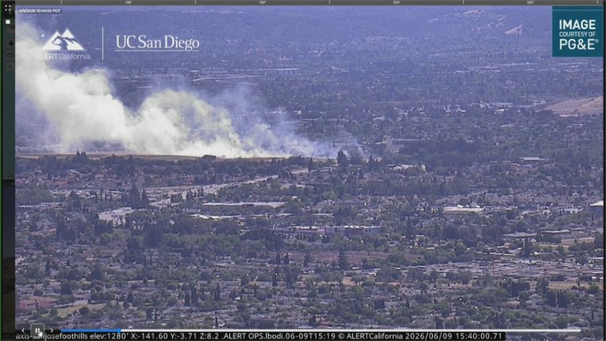 Fire near San Jose golf course threatening structures | Haystack News