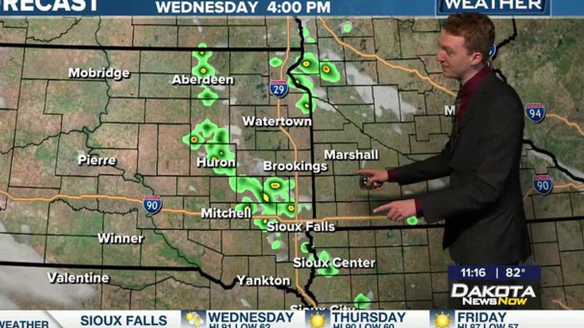 Meteorologist Jason Lilek's First Alert Midday Wednesday Forecast ...