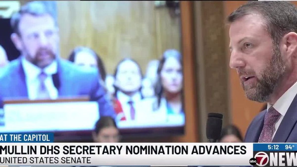 Senate panel advances Oklahoma Senator Markwayne Mullin for DHS post ...