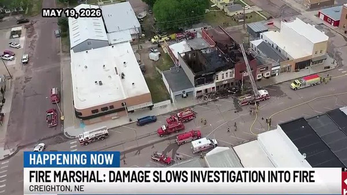 No timeline for cause of downtown Creighton, NE fire after building ...
